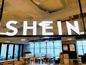 Where are Shein's important international warehouses?